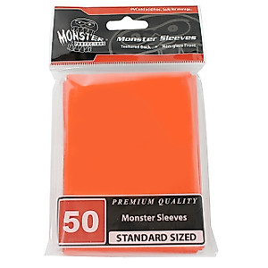 10 Pack Monster Gaming Sleeves (50ct per Pack- Value 500 Sleeve Set) - Standard Sized, Glossy - Fits Standard Sized Gaming Cards