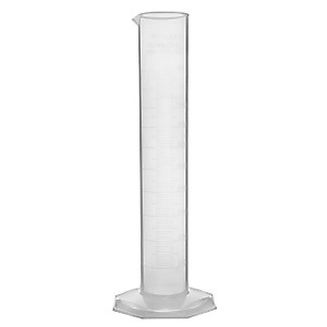EISCO 7PC Graduated Cylinder Set - Class B - 10ml, 25ml, 50ml, 100ml, 250ml, 500ml & 1000ml - Polypropylene Plastic, Octagonal Base, Moulded Graduations - Industrial Quality, Autoclavable