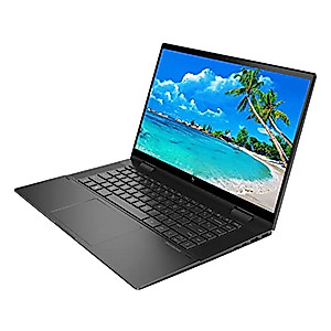 HP 2022 Envy x360 2-in-1 15.6" Touchscreen Laptop, AMD Ryzen 7 5825U, 64GB RAM, 2TB PCIe SSD, AMD Radeon Graphics, True Vision 5MP IR Camera, Backlit Keyboard, Win 11, Black, 32GB USB Card