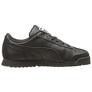 PUMA Roma Basic (Big Kid) Black/Black 4 Big Kid M