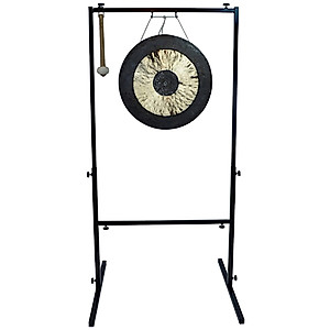 The Gong Shop 24” Chau Gong - Includes Adjustable Gong Stand & Mallet/Authentic Chinese Chau Gong/Great for Sound Healing, Home, or Office