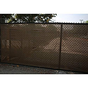 LIANGLIANG Sunblock Shade Cloth, Privacy Screen Green Plants Sun Protection Encryption Polyethylene Used for Outdoor Balcony Sun Room, Size Customizable (Color : Brown, Size : 1.5x7m)