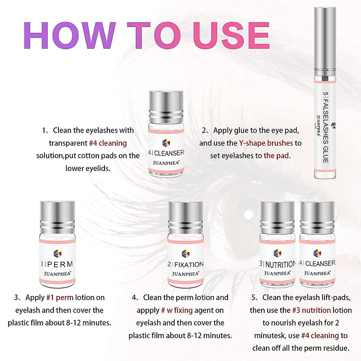 Lash Lift kit Eyelash Perm Kit,Professional Eyelash perming kit,Suitable for Salon at Home,Including Eye Shields,Pads and Accessories(Glue Upgraded Version)