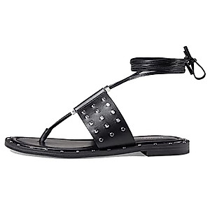Michael Kors Jagger Flat Sandal Black 10 M