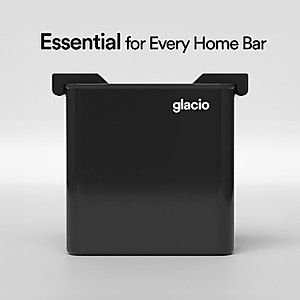 glacio Clear Ice Ball Maker - Crystal Clear 2.4-Inch Ice Spheres - Perfect for Whiskey Enthusiasts and Cocktail Aficionados