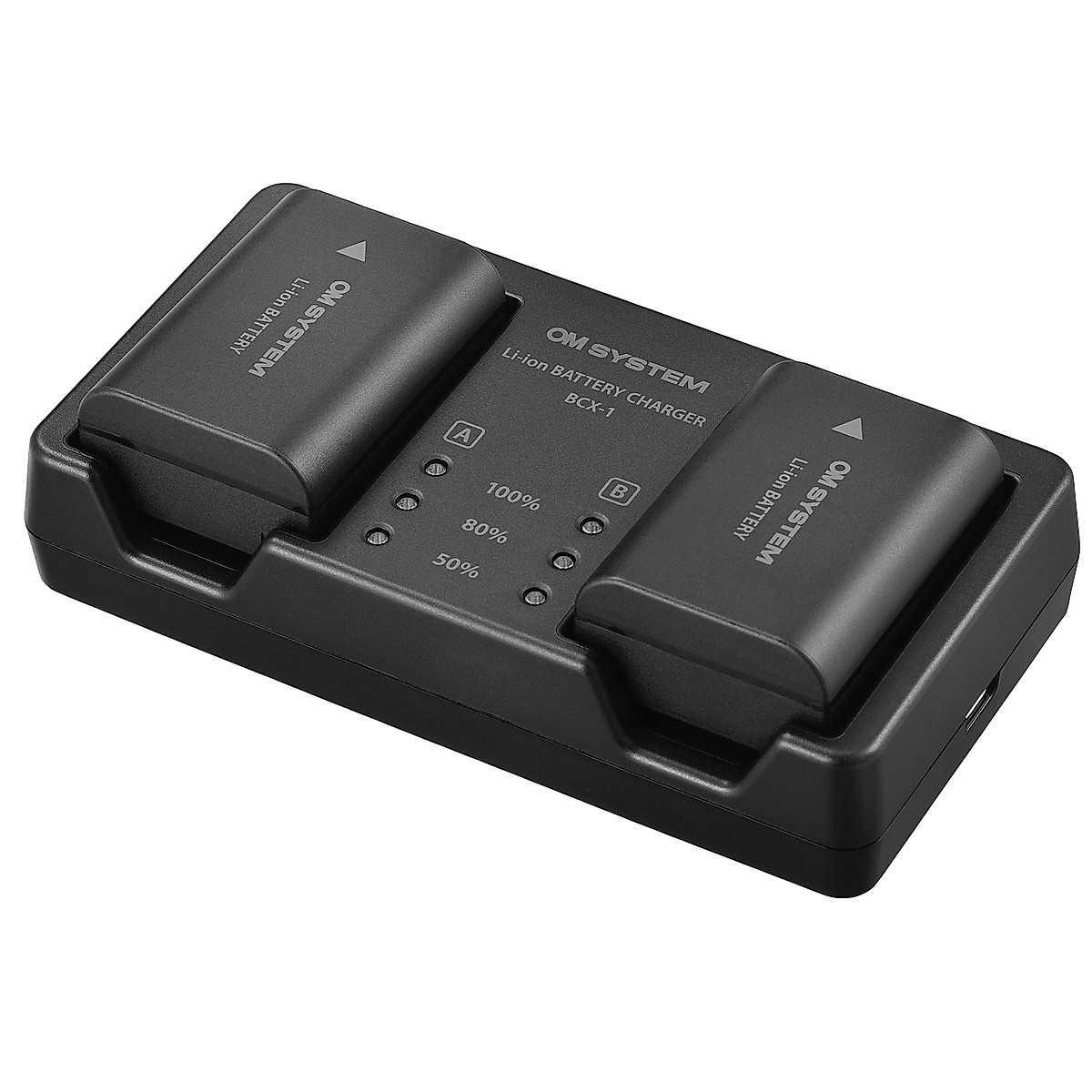 OM SYSTEM OLYMPUS SBCX-1 Battery with Charger kit,Black