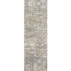 Loloi Torrance Rug, Slate & Sea 7'-10" x 10'-10" Area Rug – Bold Pattern Design Accent Rugs for Living Room, Bedroom, Entryway & Hallway, No Shed High Traffic Area Home Decor Rug