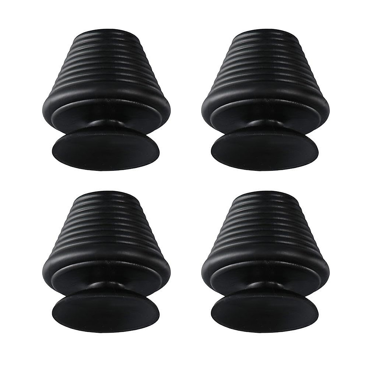 Urjumpea 4Pcs Tub Stopper Rubber Bathtub Plug Silicone Tub Drain Plug for Bathtub and Bathroom Shower Sink Drains