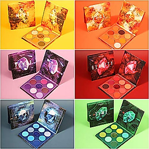 Docolor Eyeshadow Palette 54 Colors Gemstone Eye Shadow Palette Highly Pigmented Mattes Glitter Shimmers Naked Smokey Cream Powder Blendable Long Lasting Waterproof Colorful Professional Makeup Palette