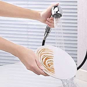 KES Kitchen Faucet Pull Down Sprayer Sink Faucet Pull Out Spray Head Kitchen Tap Replacement Part Polished Chrome, PFS4-CH