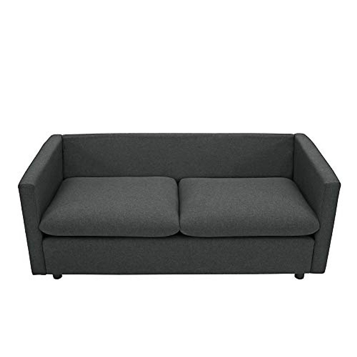 Modway Activate Contemporary Modern Fabric Upholstered Apartment Sofa Couch In Gray