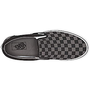 Vans Unisex Adults’ Classic Slip On Trainers Black/Pewter