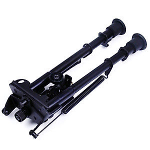 Freelight 9"-13" Foldable Swivel Model Rifle Bipod High Shockproof Shooting Gun Mount Solid Base Bench Rest Bi-pod