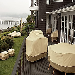 Classic Accessories Veranda Water-Resistant 34 Inch Round Air Conditioner Cover