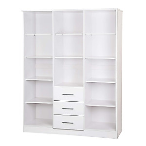 Palace Imports Cosmo, Metro, Universal Wardrobe/Armoire/Closet Optional Shelves, 5631, White, Set of Two. 8 Metal Pegs Included.