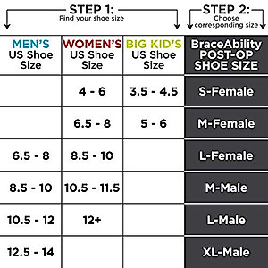 BraceAbility Post-op Shoe for Broken Foot or Toe | Medical / Surgical Walking Shoe Cast Boot, Stress Fracture Brace & Orthopedic Sandal with Hard Sole (LARGE - FEMALE)