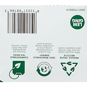 Traditional Medicinals Tea, Organic Lemon Ginger, Promotes Healthy Digestion, 16 Tea Bags