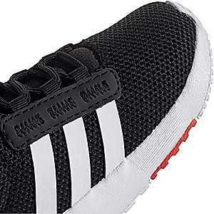 adidas Unisex-Baby Racer TR21 Running Shoe, Black/White/Sonic Ink, 6 Toddler
