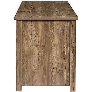 OneSpace Norwood Range 3-Drawer Locker Writing Desk, Oak