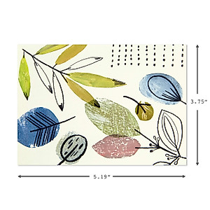 Hallmark Blank Cards Assortment, Nature Prints (48 Cards with Envelopes)