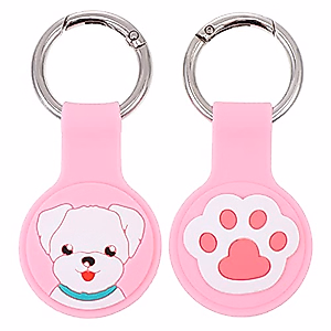 Hemobllo Keychain Accessories Keychain Accessories 2pcs Silicone Case Compatible with Anti Scratch Case Holder with Keychain Hook Air Tags Air Tags