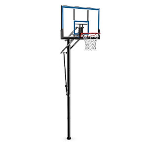Spalding 48" Shatter-Proof Polycarbonate Pro Glide® In-Ground Basketball Hoop