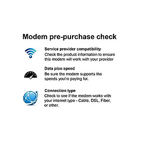 ARRIS SURFboard (8x4) DOCSIS 3.0 Cable Modem, approved for Cox, Spectrum, Xfinity & more (SB6141 Black) (Renewed)