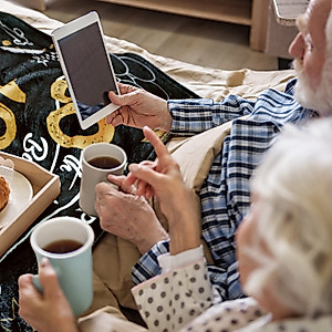 60th Anniversary Blanket Gifts Gift for 60th diamond Wedding Anniversary Sixty Years of Marriage Gifts for Couple Wife Husband Dad Mom Parents Grandpa Grandma Grandparents Back in 1964 Blanket 60x50