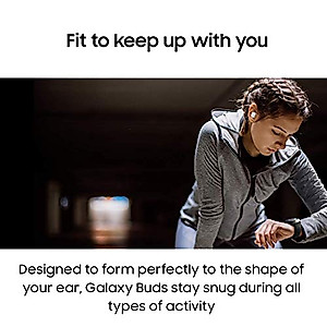 Samsung Galaxy Buds True Wireless In-Ear Bluetooth Headphones Black SM-R170 2019 (Renewed)