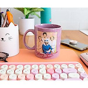 Silver Buffalo The Golden Girls Stay Golden Ceramic Coffee Mug | Holds 20 Ounces