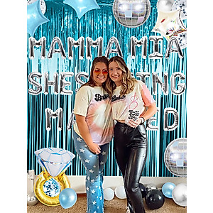 JeVenis Mamma Mia Shes Getting Married Bachelorette Decoration Last Disco Party Supplies Mamma Mia Bachelorette Decoration 70s Bachelorette Decoration