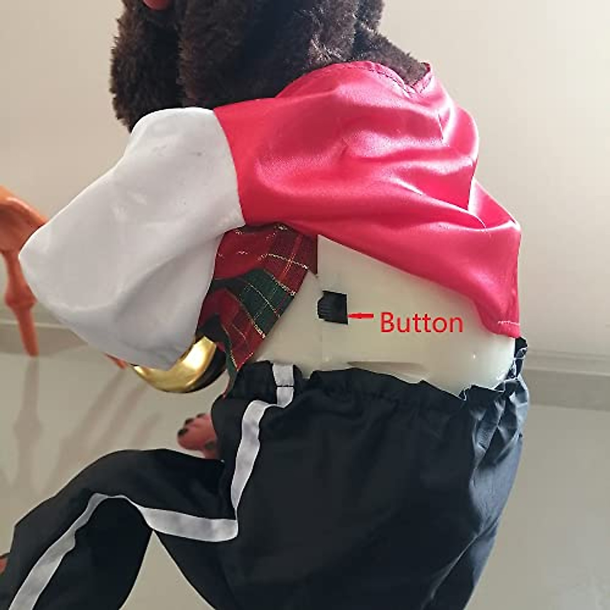 HCSXMY Cymbal Playing Monkey Charley The Chimp Vintage Electronic Plush Decoration Toy Original Source (Monkey)