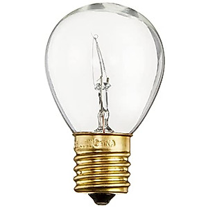 Satco S3629 Intermediate Base 40-Watt S11 Light Bulb, Clear, 1 Count (Pack of 1)
