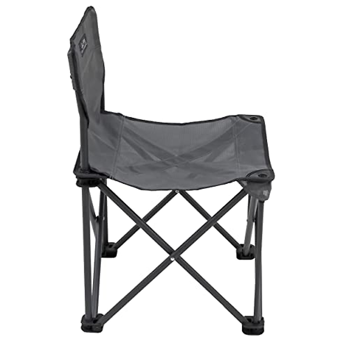 ALPS Mountaineering Adventure Folding Camping Chairs - Durable Mesh Fabric Over Powder Coated Aluminum with Simple Compact Design and Shoulder Carry Bag, Charcoal