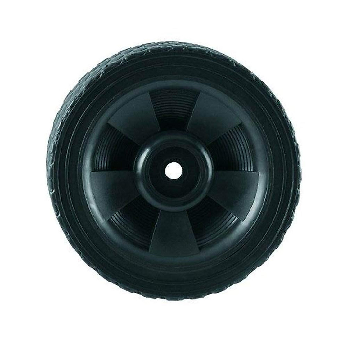 PowerBoss 6287 Never-Go-Flat Portable Generator Wheel Kit with Foldaway Handle and Assembly Hardware, 8-Inch,Black