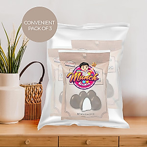 Zachary Old Fashioned Vanilla Creme Drops, Pack of 3 (6.5 oz each) - Old Fashioned Chocolate, Nostalgia, Vintage Chocolate, Holiday, Christmas Candy, Chocolate Drops, Zachary Chocolates - Comes in Munch Mania Packaging!