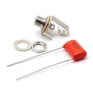 TAOT Wiring Kit for Precision Bass P-Bass - Orange Drop Cap