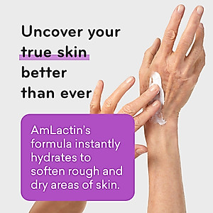 AmLactin Ultra Smoothing - 4.9 oz Body & Hand Cream with 15% Lactic Acid - Exfoliator and Moisturizer for Rough and Bumpy Dry Skin (Packaging May Vary)