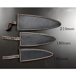 Aibote Nylon Knife Sheath Cover Case Holder Protector for Japanese Deba Knives Chef Accessories (210MM)