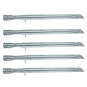 Dongftai SA241A (5-Pack) 16.5 inch Stainless Steel Burner Replecement for Charmglow 810-2320 Grill Pro 226454 226464 236454 236464 Master Forge GGP-2501 Brinkmann 810-2320 Broil-Mate 726454 726464