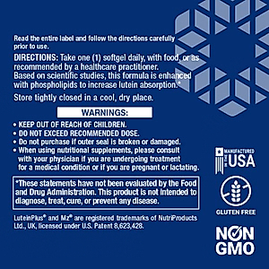 Life Extension Macuguard Ocular Support with Saffron & Astaxanthin - with Lutein, Meso-Zeaxanthin - Eye Health Supplement â€“ Once-Daily, Non-GMO, Gluten-Free - 60 Count (Pack of 1)