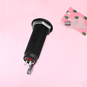 Milisten 3 Pcs Electric Guitar Socket Bass Barrel Jack Guitar Parts Bass End Pin Jack Endpin Jack Socket Endpin Output Jack Electric Guitar Plug Bass Endpin Output Component In-line