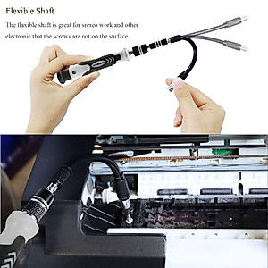 YINSAN Precision Screwdriver Set, Electronics Repair Tool Kit Micro Magnetic Bit for iPhone, Computer, PC, Laptop, Phone, Mac, Tablet, Home DIY, Game Consoles, Glasses, Watch, Doorbell, 120 in 1 Black