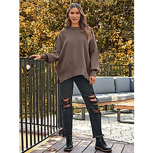 LILLUSORY Fall Clothes for Women Fall Sweaters 2024 Trendy Fall Outfits Fall Fashion for Women Oversized Knit Sweaters