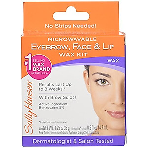 Sally Hansen Eyebrow, Face & Lip Wax Kit, Pack Of 1