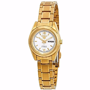 SEIKO Series 5 Automatic White Dial Ladies Watch SYMK30