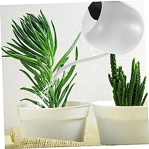 Watering Kettle Garden Watering Bucket Flower Watering can Watering can for Indoor Plants Flowers Succulent Watering Pot White Garden Supplies Water The Flowers Wooden Handle
