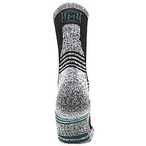 MIRMARU Men’s 5 Pairs Hiking Socks- Multi Performance Moisture Wicking Outdoor Sports Hiking Crew Socks (M251-LARGE)