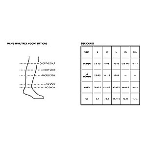 Darn Tough Hunting Sock (2012), Charcoal, Large | Midweight with Full Cushion | Made in The USA | Boot Height