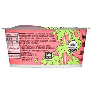 Harmless Harvest Dairy-Free Cup Yogurt - Strawberry, 4oz